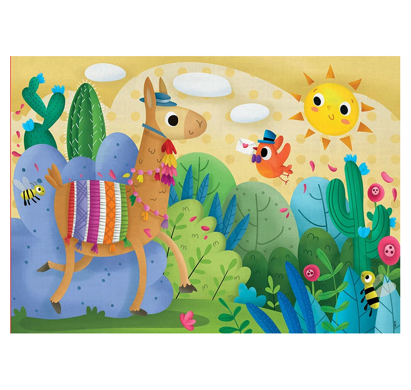 PUZZLE 48 PIÈCES " LAMA"