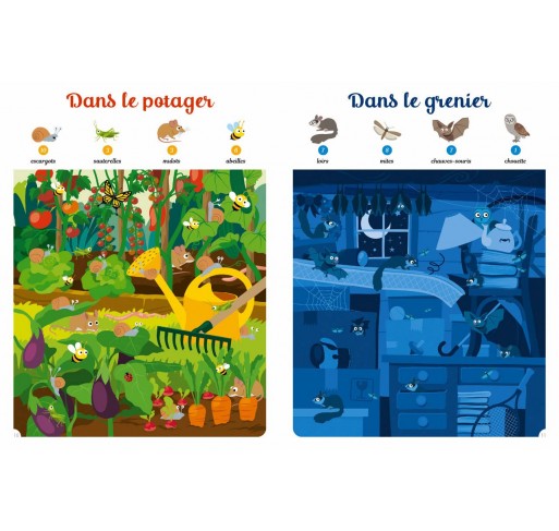 MON GRAND CHERCHE ET TROUVE - CHERCHE ET TROUVE 1000 ANIMAUX